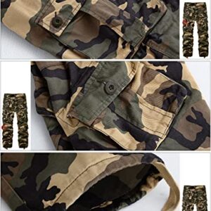 Match Men's Wild Cargo Pants(36,Camouflage)