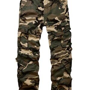 Match Men's Wild Cargo Pants(36,Camouflage)