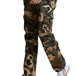 Match Men's Wild Cargo Pants(36,Camouflage)