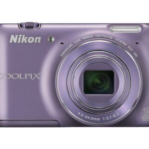 Nikon COOLPIX S6400 16 MP Digital Camera with 12x Optical Zoom and 3-inch LCD (Purple)