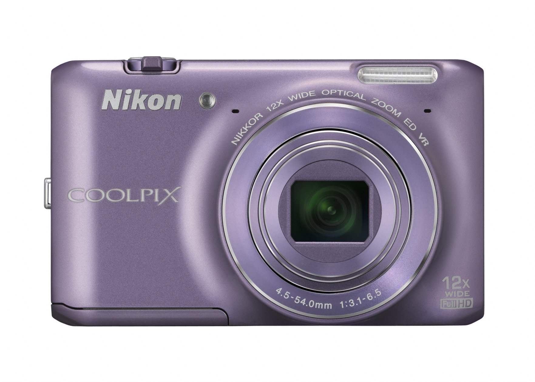 Nikon COOLPIX S6400 16 MP Digital Camera with 12x Optical Zoom and 3-inch LCD (Purple)