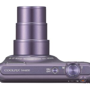 Nikon COOLPIX S6400 16 MP Digital Camera with 12x Optical Zoom and 3-inch LCD (Purple)