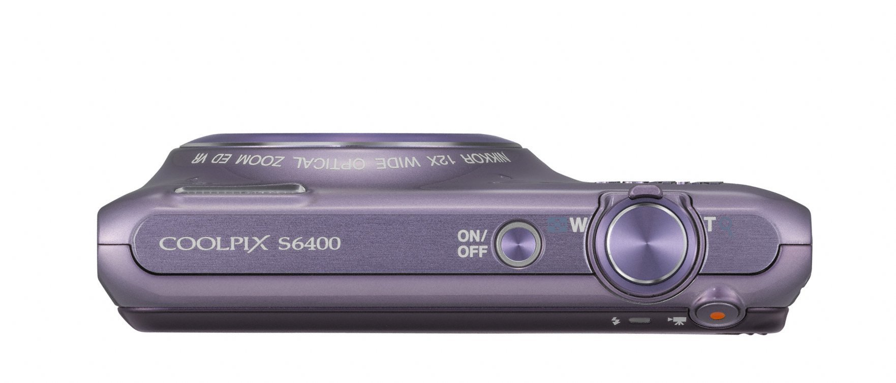 Nikon COOLPIX S6400 16 MP Digital Camera with 12x Optical Zoom and 3-inch LCD (Purple)