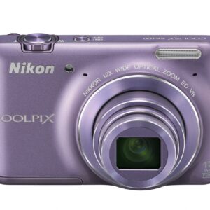 Nikon COOLPIX S6400 16 MP Digital Camera with 12x Optical Zoom and 3-inch LCD (Purple)