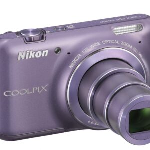 Nikon COOLPIX S6400 16 MP Digital Camera with 12x Optical Zoom and 3-inch LCD (Purple)