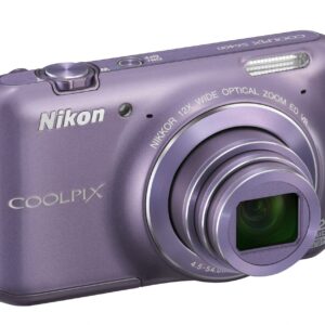 Nikon COOLPIX S6400 16 MP Digital Camera with 12x Optical Zoom and 3-inch LCD (Purple)