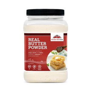 hoosier hill farm real butter powder, 1lb (pack of 1)