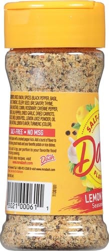 Dash Salt-Free Seasoning Blend, Lemon Pepper, 2.5 Ounce