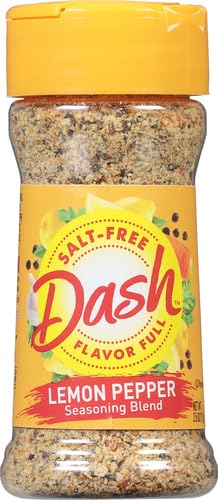 Dash Salt-Free Seasoning Blend, Lemon Pepper, 2.5 Ounce