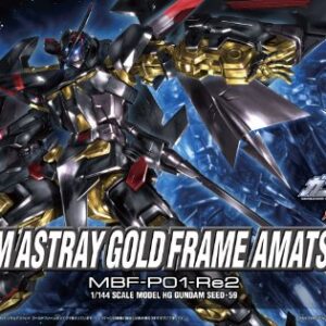 Bandai Hobby #59 HG Gundam Gold Frame Astray Amatu Mina Model Kit, 1/144 Scale