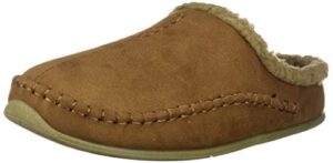 deer stags unisex nordic microsuede slipper / chestnut / men's 10 us / wide