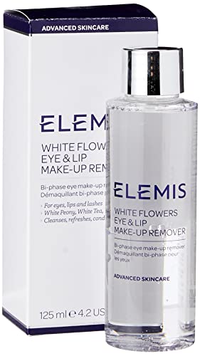 ELEMIS White Flowers Eye & Lip Make-Up Remover; Bi-Phase Eye Make-Up Remover, 4.2 Fl Oz