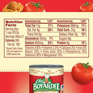 Chef Boyardee Spaghetti and Meatballs, 14.5 oz, 24 Pack