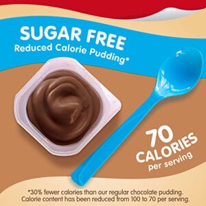 Snack Pack Sugar-Free Chocolate Pudding Cups, 4 Count, 12 Pack