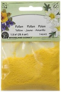 woodland scenics t46-45 pollen, 1-ounce, yellow