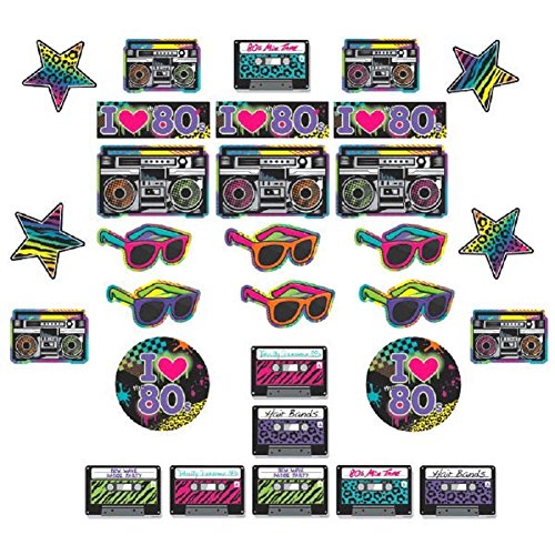 Amscan Awesome Party Mega Value Pack Cutouts - (Pack of 30) - Durable Material - Perfect for Any Occasion