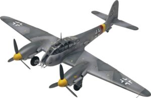 revell messerschmitt me 410b-6/r plastic model kit