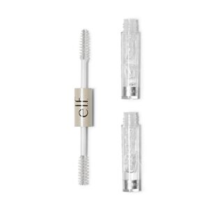 2 pack e.l.f. essential wet gloss lash & brow clear mascara