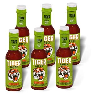 try me sauces tiger sauce, original, 5 fluid ounce (pack of 6)