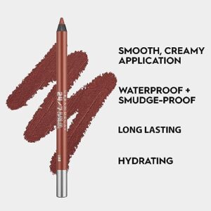 Urban Decay 24/7 Glide-On Lip Pencil, Liar - Mauve-Nude - Long-Lasting, Waterproof Lip Liner - Prevents Feathering - Moisturizing Vitamin E, Jojoba Oil & Cottonseed Oil