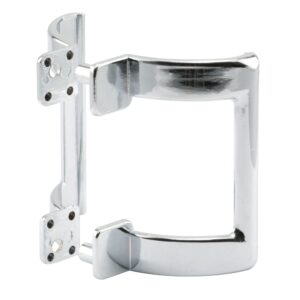 prime-line m 6160 shower door handle set, 2-1/4 in. mounting hole centers, diecast construction (1 set)