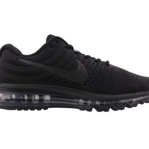 Nike men and women's Air Max 2017 Running Shoe Black/Black-Black 11.0