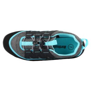 Northside Women's Brille II Water shoe,Black/Aqua,8 M US