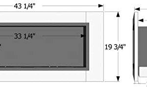 Recessed Wall Ventless Bio Ethanol Fireplace - Lata | Ignis