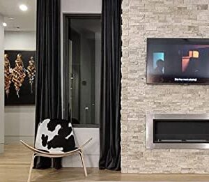 Recessed Wall Ventless Bio Ethanol Fireplace - Lata | Ignis