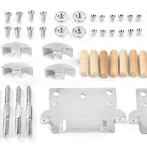 IKEA MALM Bed Frame Hardware (Compatible with Low & High Malm Bed Frame) Replacement Parts for Assembling Beds