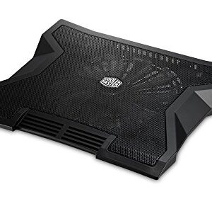 Cooler Master NotePal XL Laptop Cooling Pad 'Silent 230mm Blue LED Fan, USB Hub, Supports Up to 17” laptops' R9-NBC-NXLK-GP