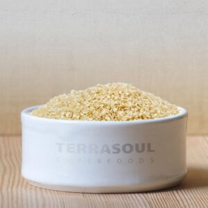 Terrasoul Superfoods Organic Unhulled Sesame Seeds, 2 Lbs, Nutty Crunch for Asian Dishes, Baking, and Homemade Tahini