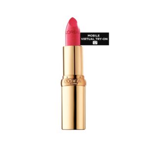 l'oreal paris colour riche original creamy, hydrating satin lipstick with argan oil and vitamin e, fresh as a rose , 1 count