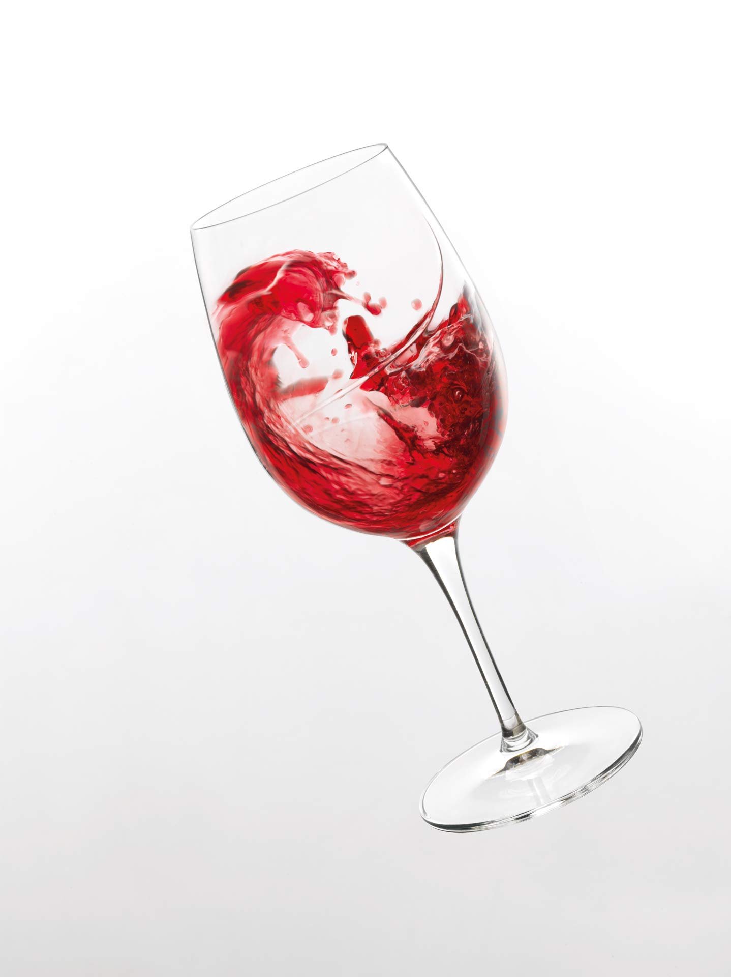 Luigi Bormioli Aero 16.25 oz Goblet Red Wine Glasses, Set of 6, Clear