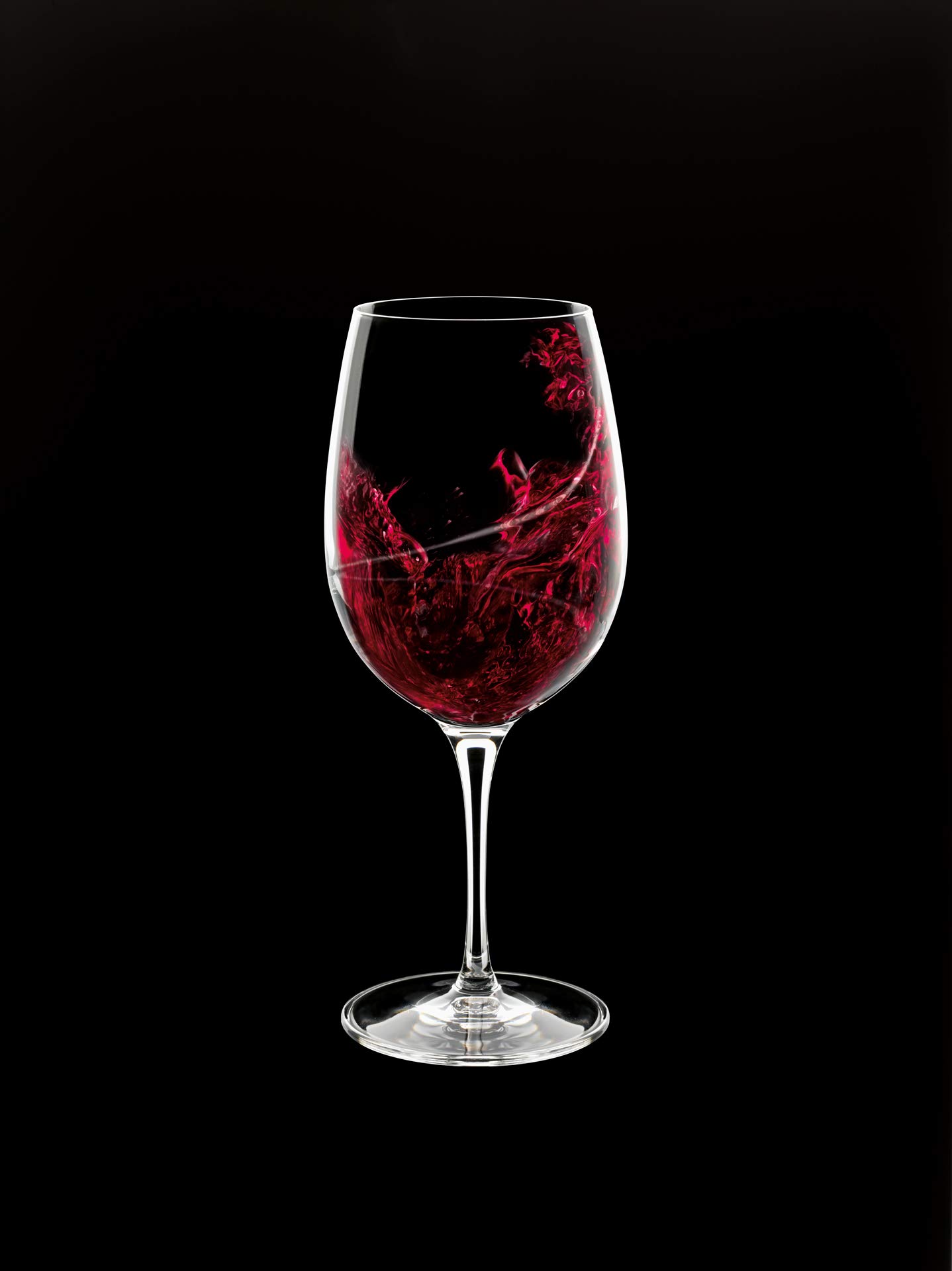 Luigi Bormioli Aero 16.25 oz Goblet Red Wine Glasses, Set of 6, Clear