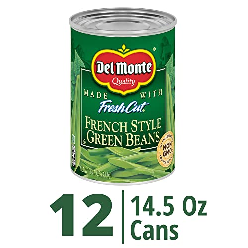 Del Monte BLUE LAKE French Style Green Beans, Canned Vegetables, 12 Pack, 14.5 oz Can