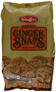 stauffers cookie ginger snap, original, 14 ounce (pack of 3)