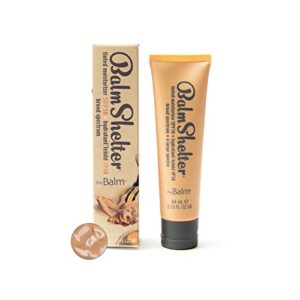 thebalm balmshelter silky-smooth tinted moisturizer - medium dark