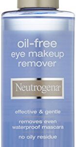 Neutrogena Gentle Oil-Free Eye Makeup Remover & Cleanser for Sensitive Eyes, Non-Greasy Makeup Remover, Removes Waterproof Mascara, Dermatologist & Ophthalmologist Tested, 5.5 fl. oz ( Pack of 3)