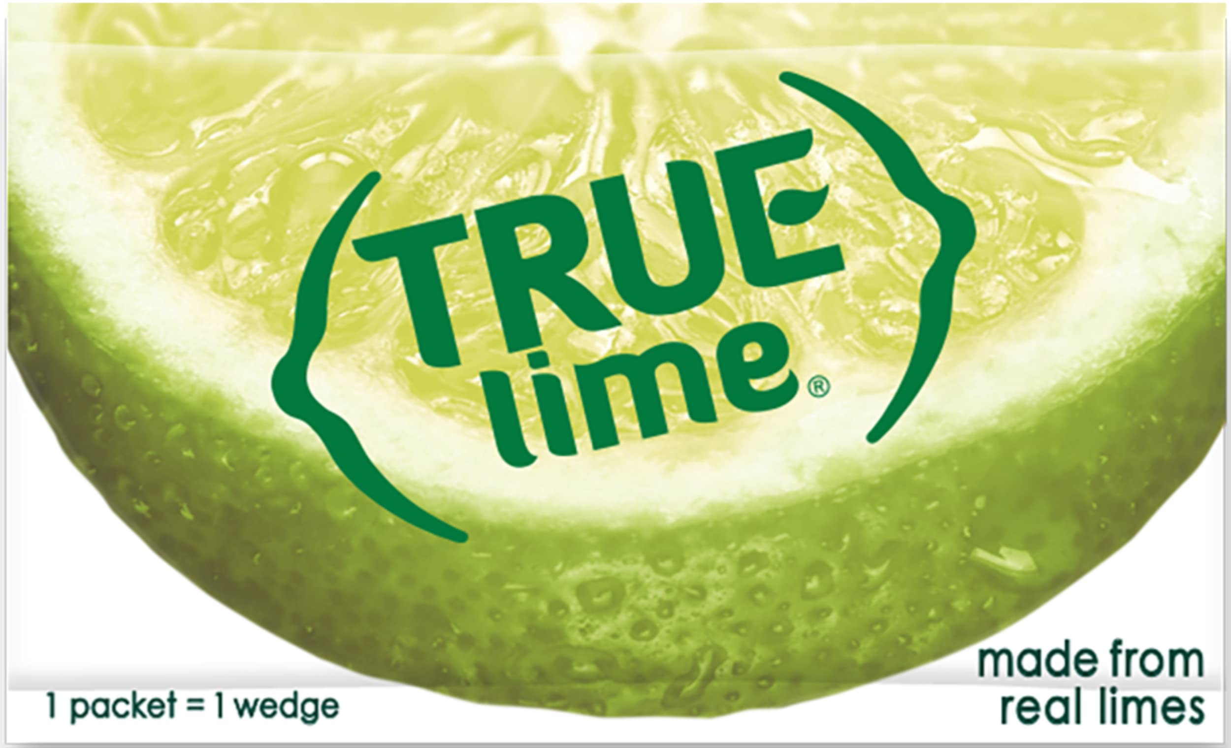 True Lime, Unsweetened Crystallized Lime Cream (Pack of 2 Boxes, Total 64 Individual Packets)