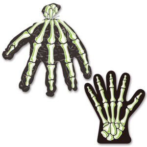 skeleton hand treat bags