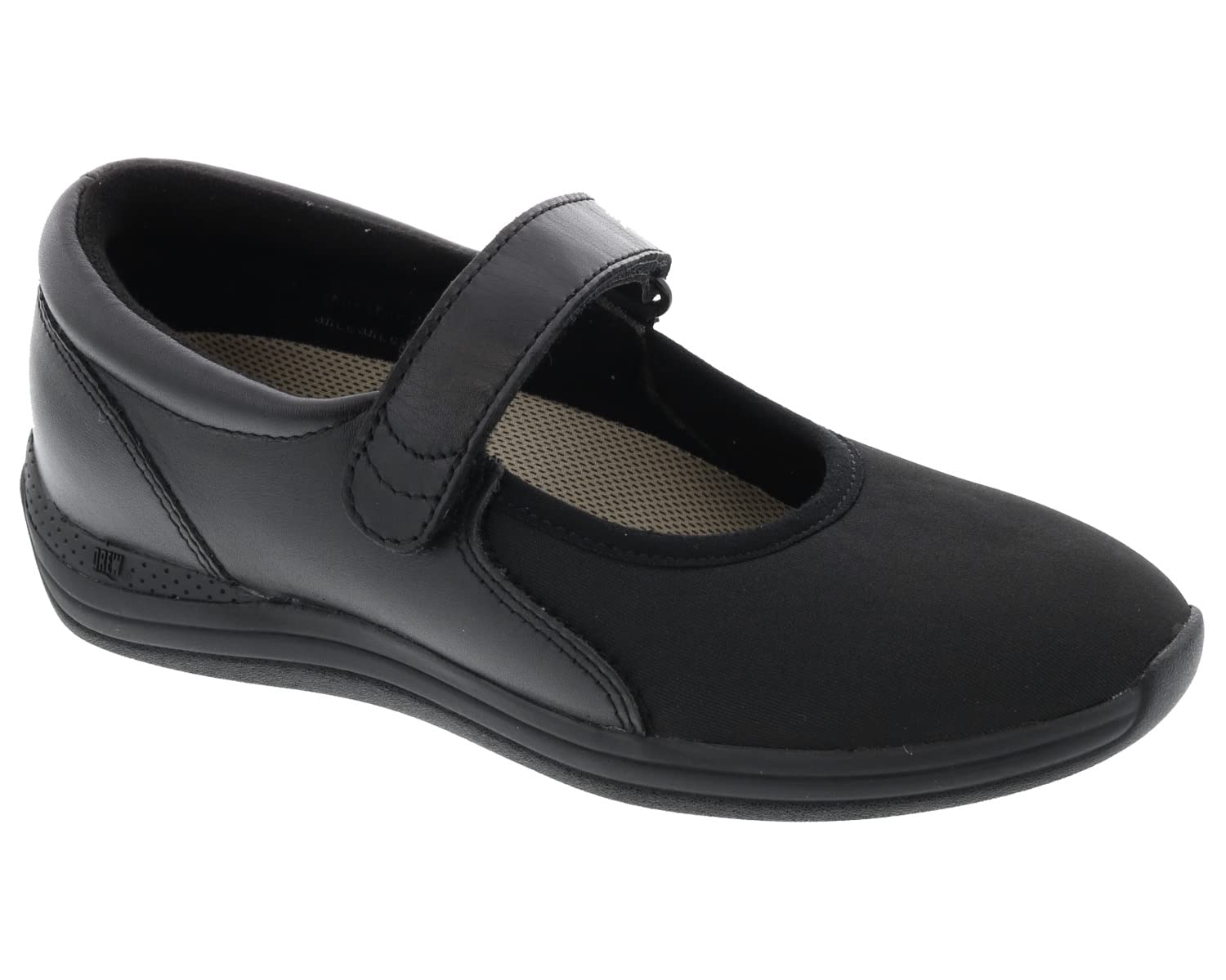 Drew Magnolia - Women's Mary Janes Blk/blk Stch - 9.5 Wide