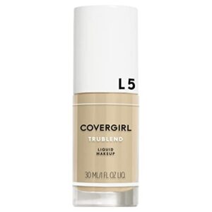 covergirl trublend liquid makeup foundation, l5 creamy natural, 1 fluid ounce