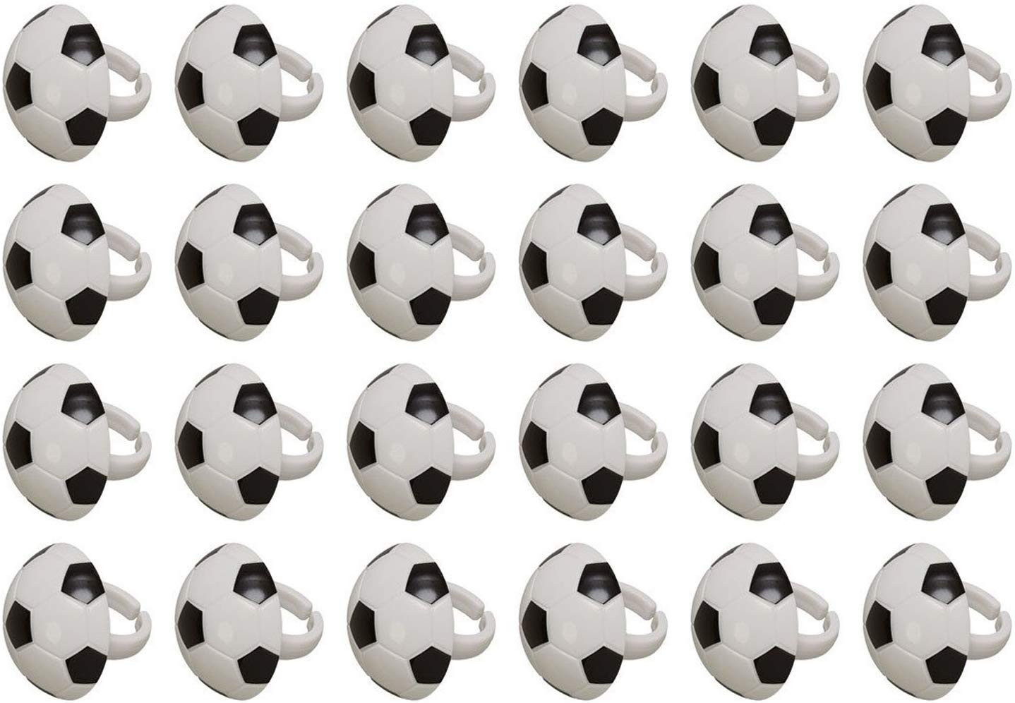 Soccer Ball Cupcake Rings