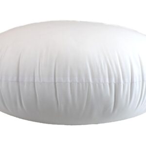 MoonRest Round Pillow Insert Hypoallergenic Polyester Form Stuffer-0 Cotton Blend Covering for Sofa Sham, Decorative Pillow, Cushion and Bed - 22 Inch Diameter