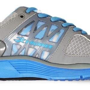 I-RUNNER Woman Eliza Grey/Blue Leather/Mesh 9.5 X-Wide (2E) US