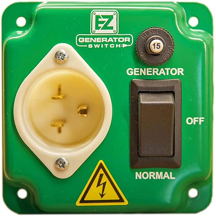 EZ GENERATOR SWITCH - The Original, Patented, UL/CSA Approved Manual Transfer Switch