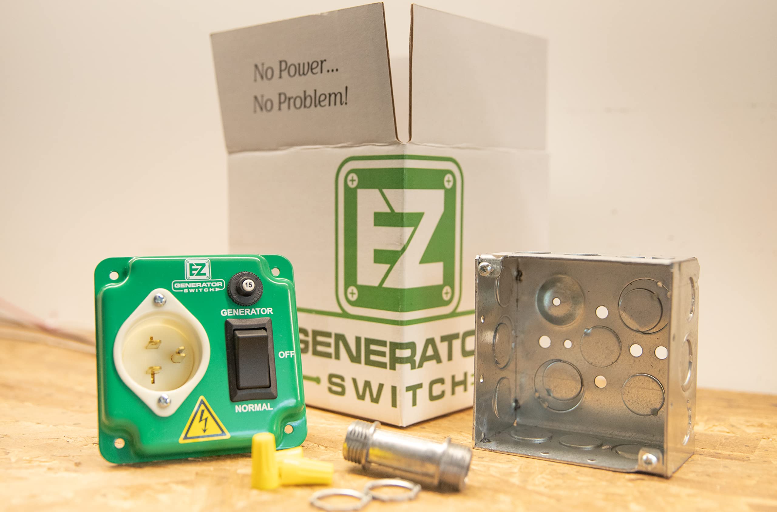 EZ GENERATOR SWITCH - The Original, Patented, UL/CSA Approved Manual Transfer Switch