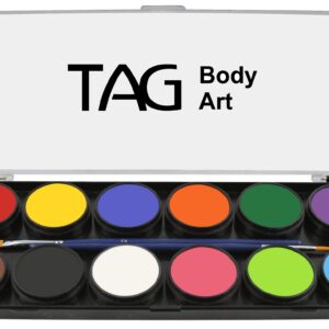 TAG Face & Body Paint - Regular Palette 12 x 10g