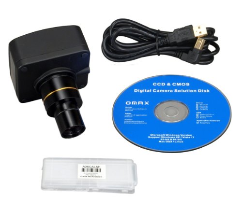 OMAX 1.4MP CCD Digital Camera for Microscope Compatible with Windows/Mac/Linux